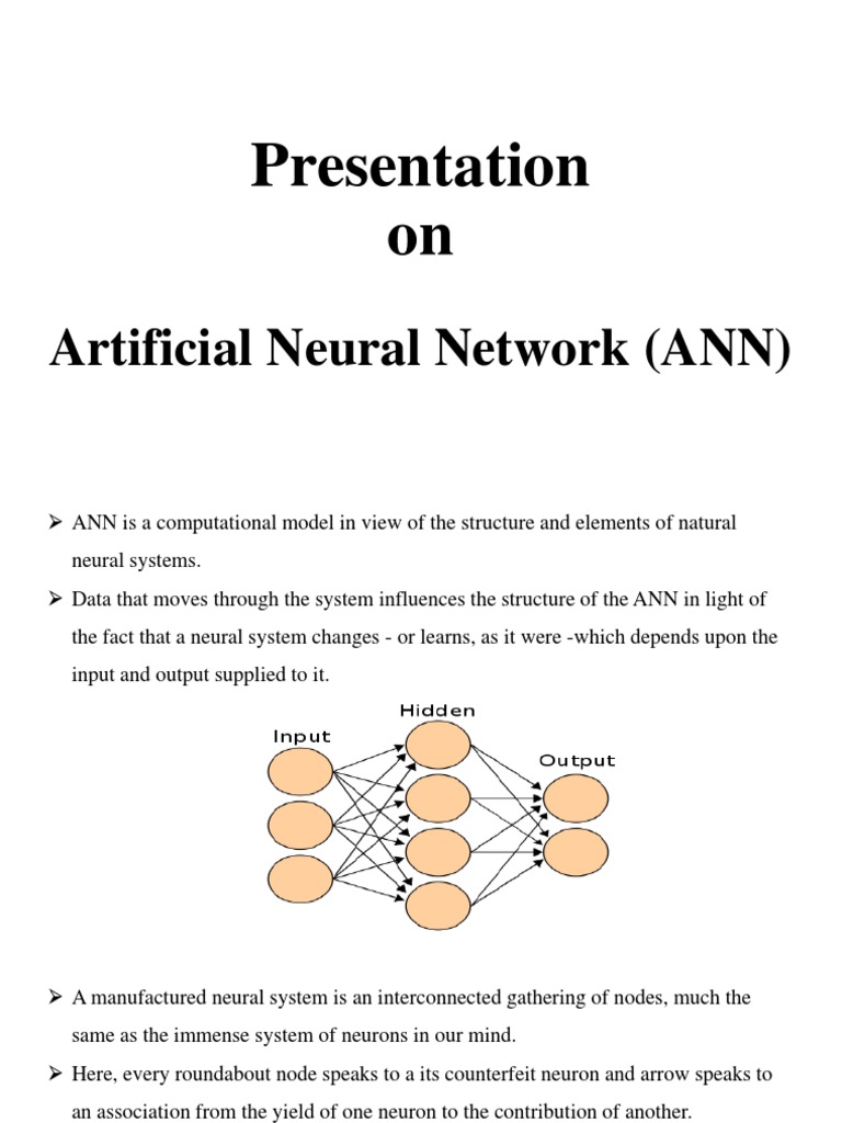 Presentation on Artificial Neural Network (ANN) | Neuron | Artificial Neural Network