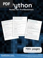 Python Cheat Sheet | PDF | Data | System Software