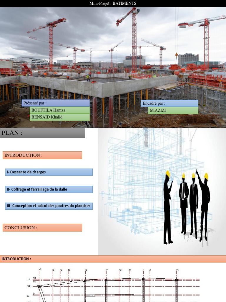 Présentation mini-projet bâtiment | Déformation d'un matériau | Calcul ...