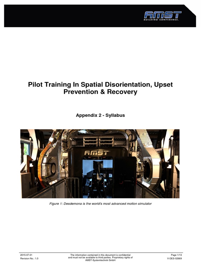 Upset Recovery Training Syllabus | PDF | Stall (Fluid Mechanics ...