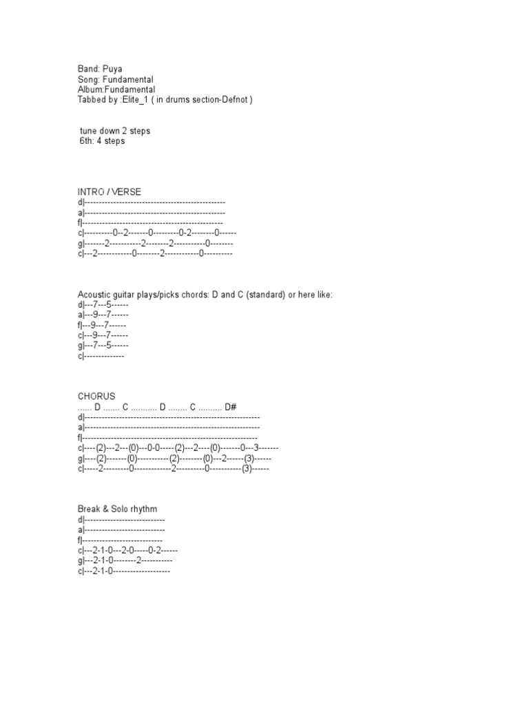Fundamental | PDF | Song Structure | Musical Forms
