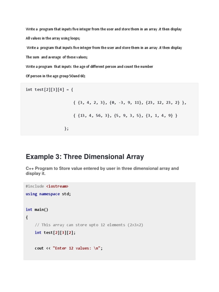 Write A Program That Inputs Five Integer From The User And Store Them