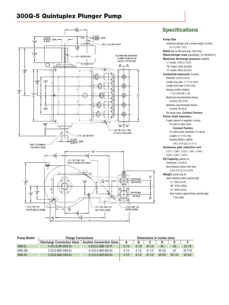 300Q PDF | PDF | Pump | Gear