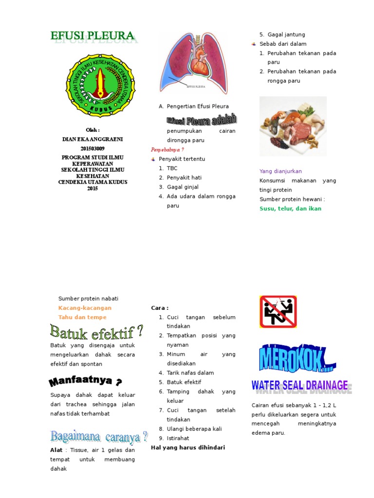 Leaflet Efusi | PDF