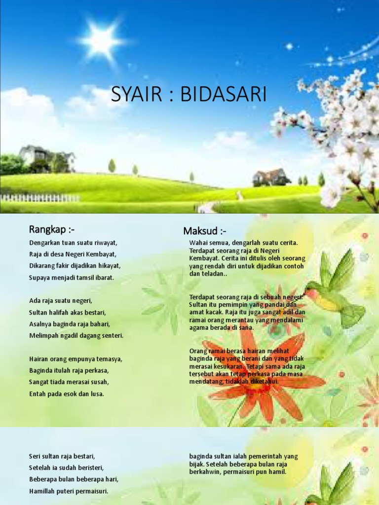 Syair Bidasari | PDF