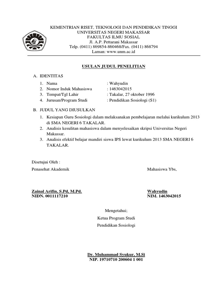 Skripsi Universitas Indonesia Dunia Skripsi - Riset