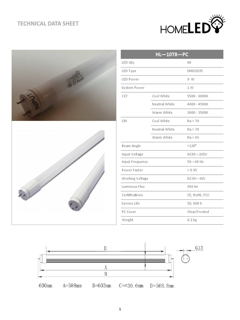 LED Technical Data Sheet | PDF | Electrical Engineering | Electromagnetism