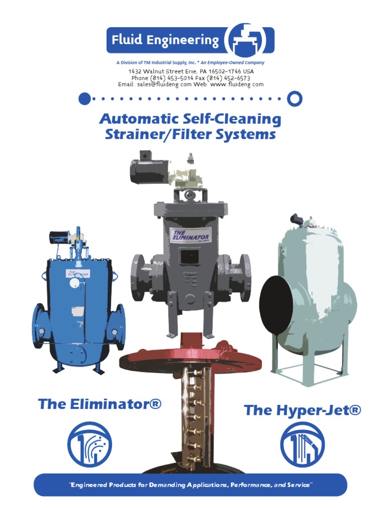 Self Cleaning Strainer Catalog | Pump | Pipe (Fluid Conveyance)