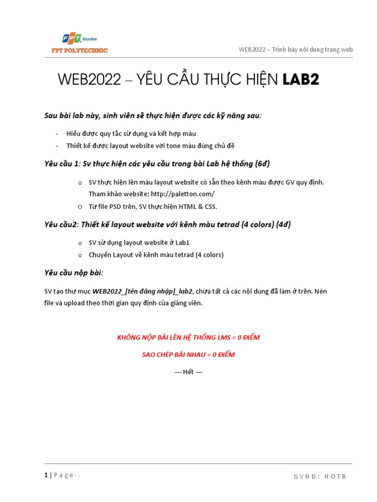WEB2022 Lab2 HOTB | PDF