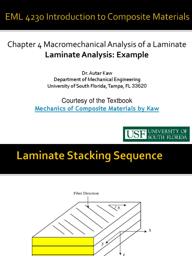 Laminate Analysis: Example | PDF | Mechanics | Building Materials