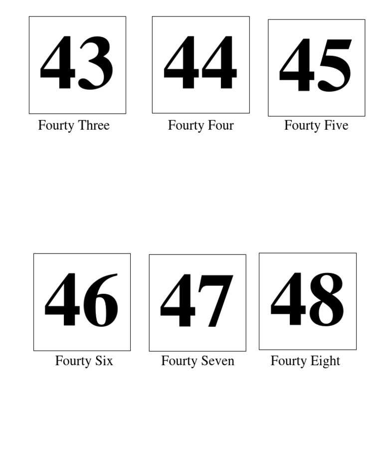 Fourty Three Fourty Four Fourty Five | PDF