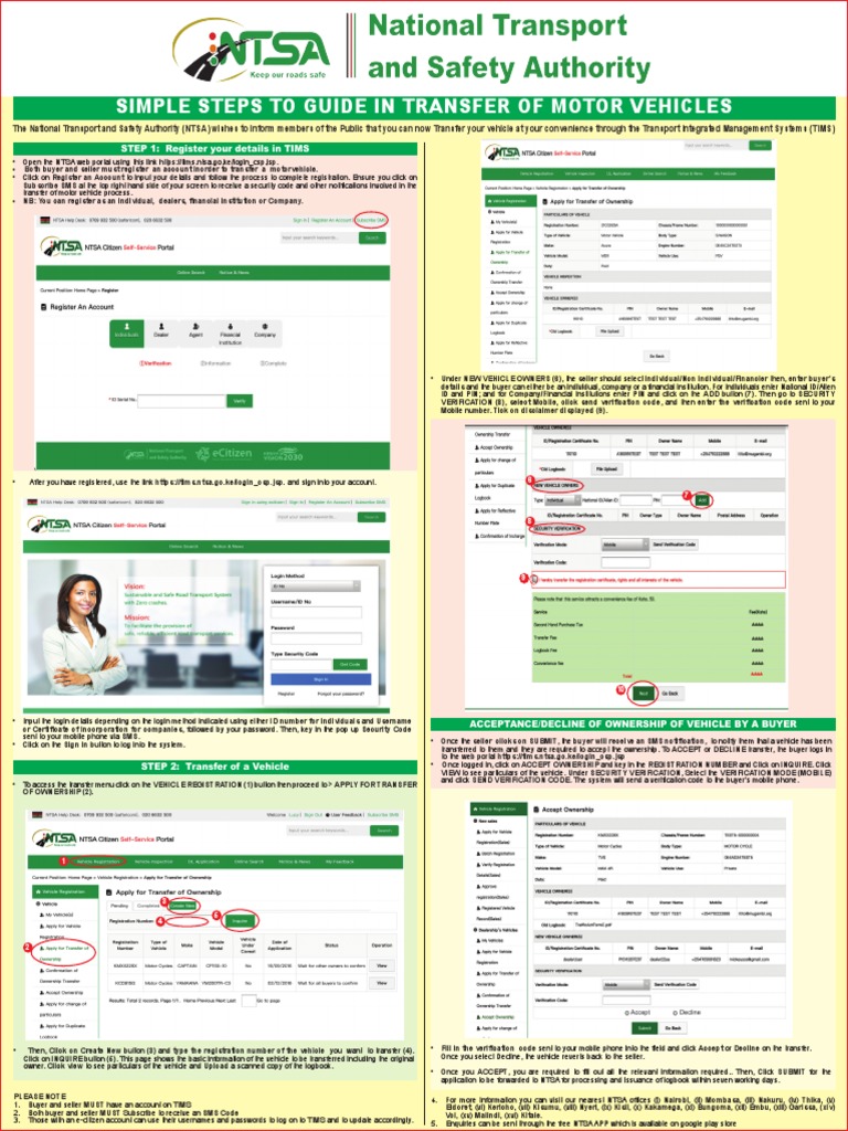 Ntsa Tims Advert | PDF | Personal Identification Number | Software