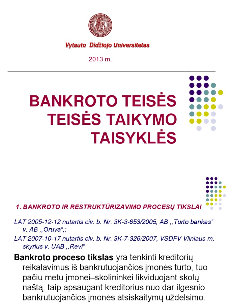 Teises Taikymo Taisykles | PDF