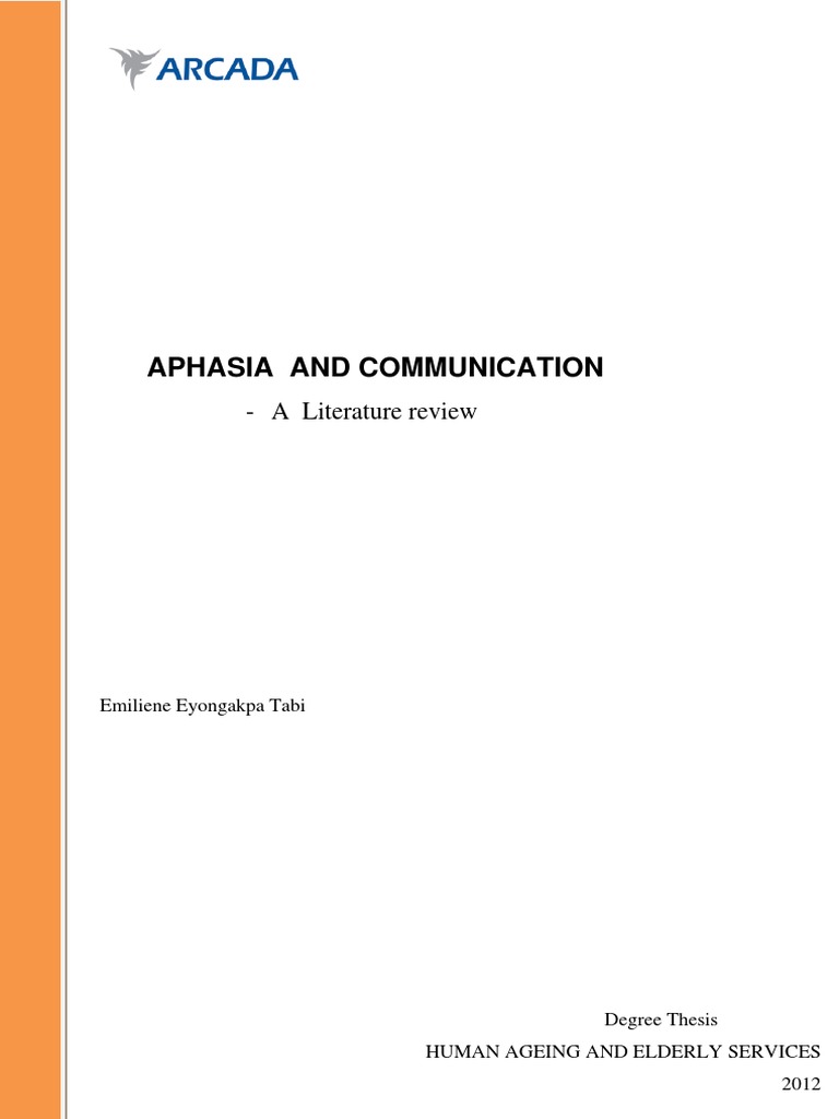 APHASIA++AND+COMMUNICATION PDF Jsessionid | PDF | Aphasia | Linguistics