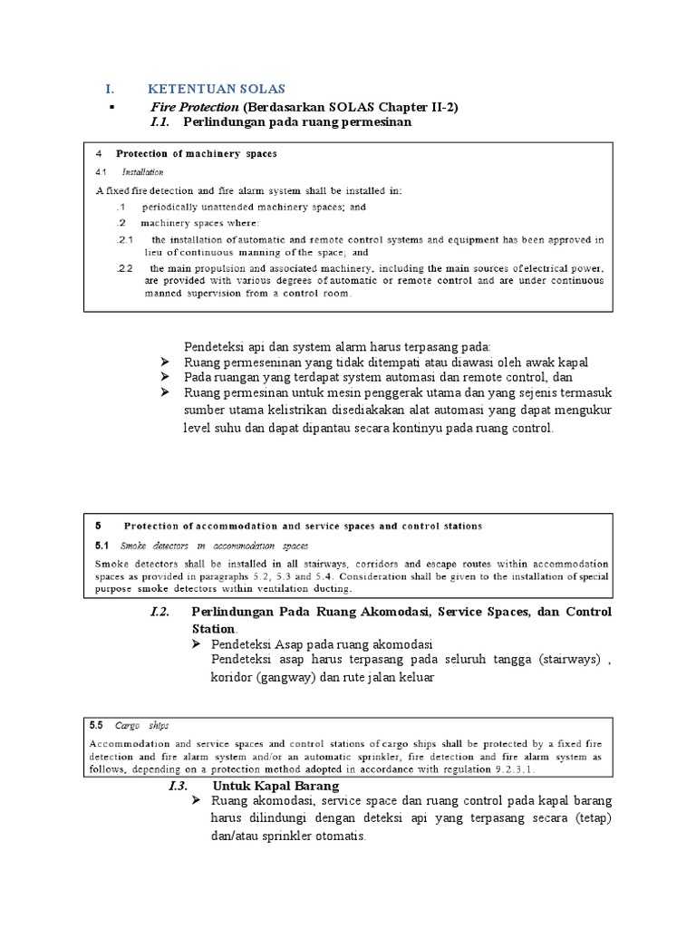 LSA & Fire Fighting Regulation (SOLAS) | PDF