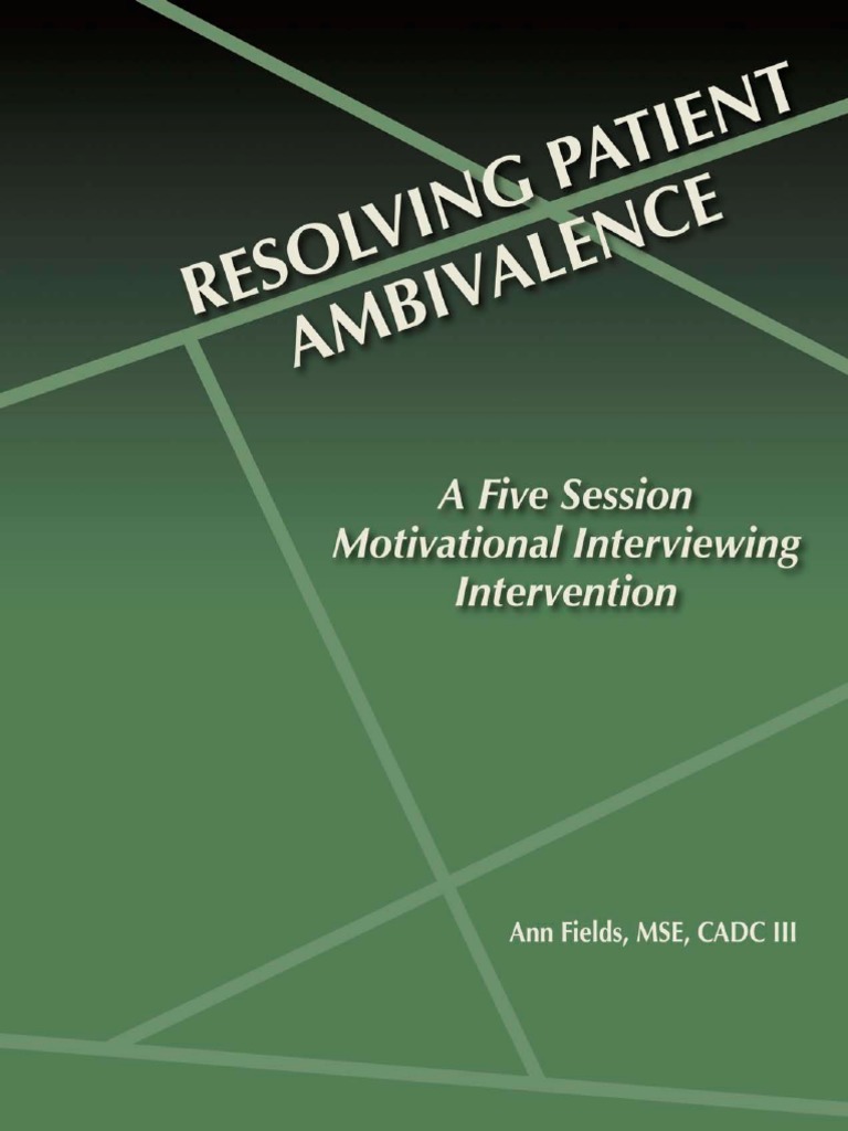 2006 - Resolving Patient Ambivalence - Ann Fields PDF | PDF ...