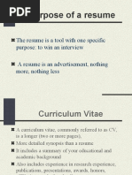 Essential Resume Components Explained | PDF | Résumé | Safety