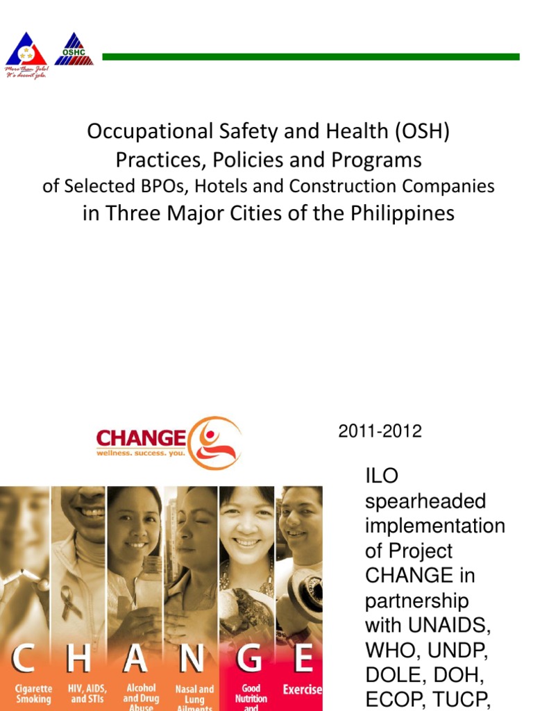 7c OSH Practices Policies and Programs of Selected BPOs Hotels and ...