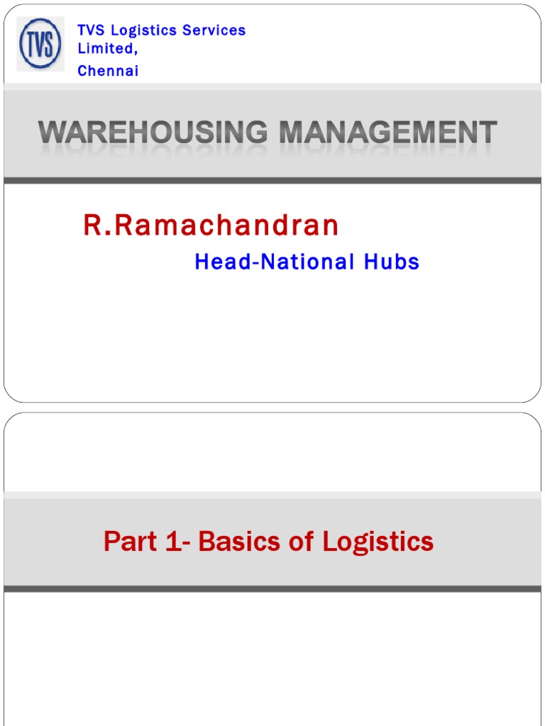 Logistics Basics and Warehouse Selection Guide | PDF | Logistics ...