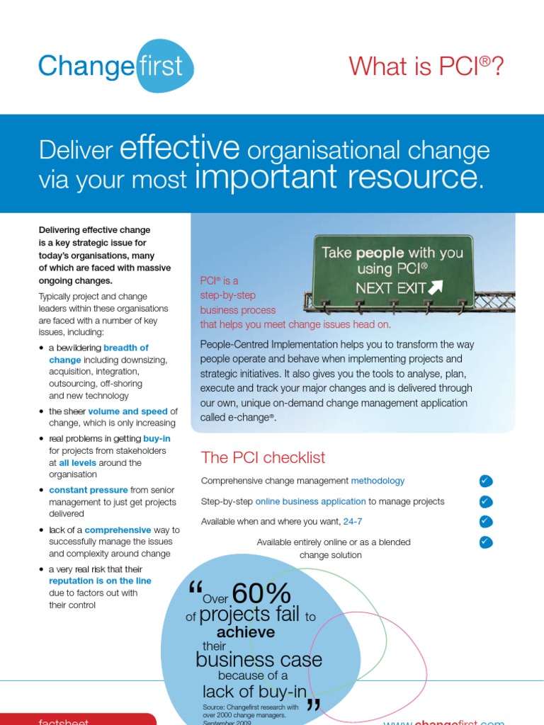 What Is PCI? | PDF | Change Management | Business Process