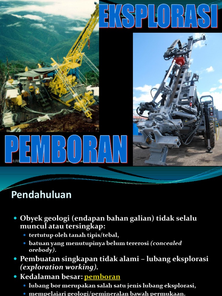 05a Eksplorasi Pemboran 13 | PDF
