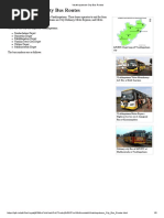 BMTC Bus Routes and Numbers | PDF | Transport