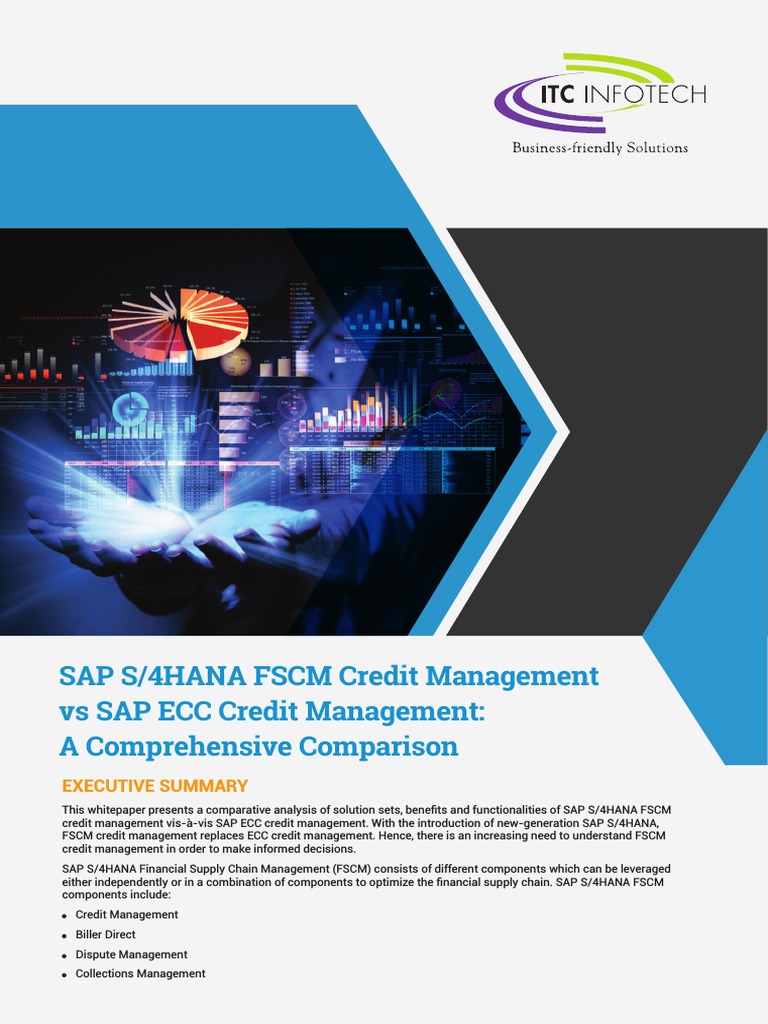 SAP S 4HANA FSCM Credit Management Vs SAP ECC Credit Management | PDF ...