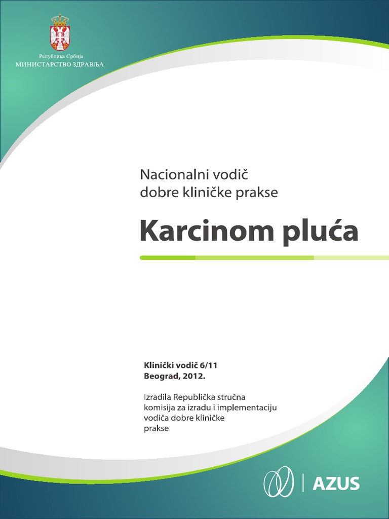 Vodic Za Dijagnostikovanje I Lecenje Karcinoma Pluca | PDF