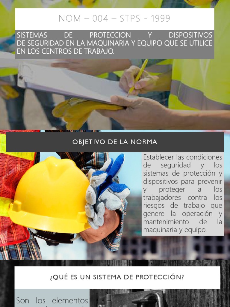 Nom - 004 - STPS - 1999 | PDF | Riesgo | Herramientas