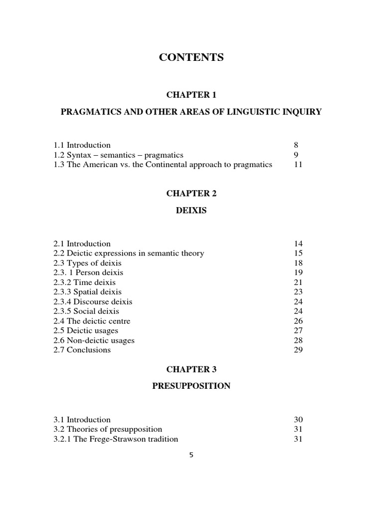 Pragmatics | PDF | Semantics | Grammatical Tense