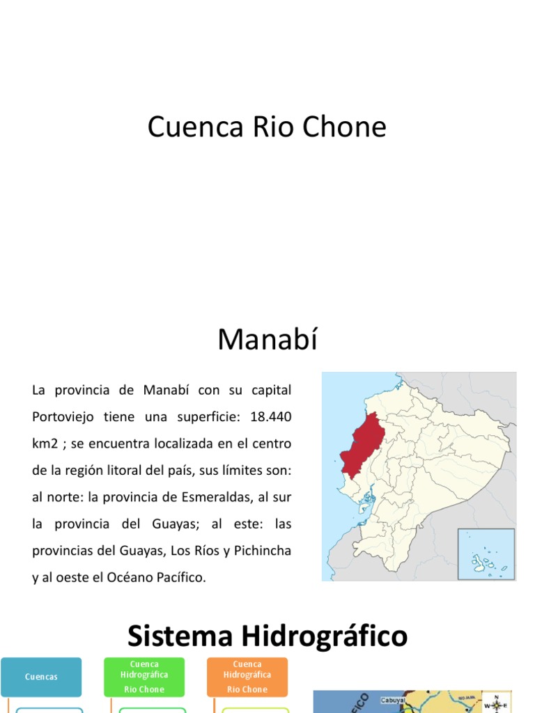 Cuenca Rio Chone | PDF | Ciencias de la Tierra | Hidrología