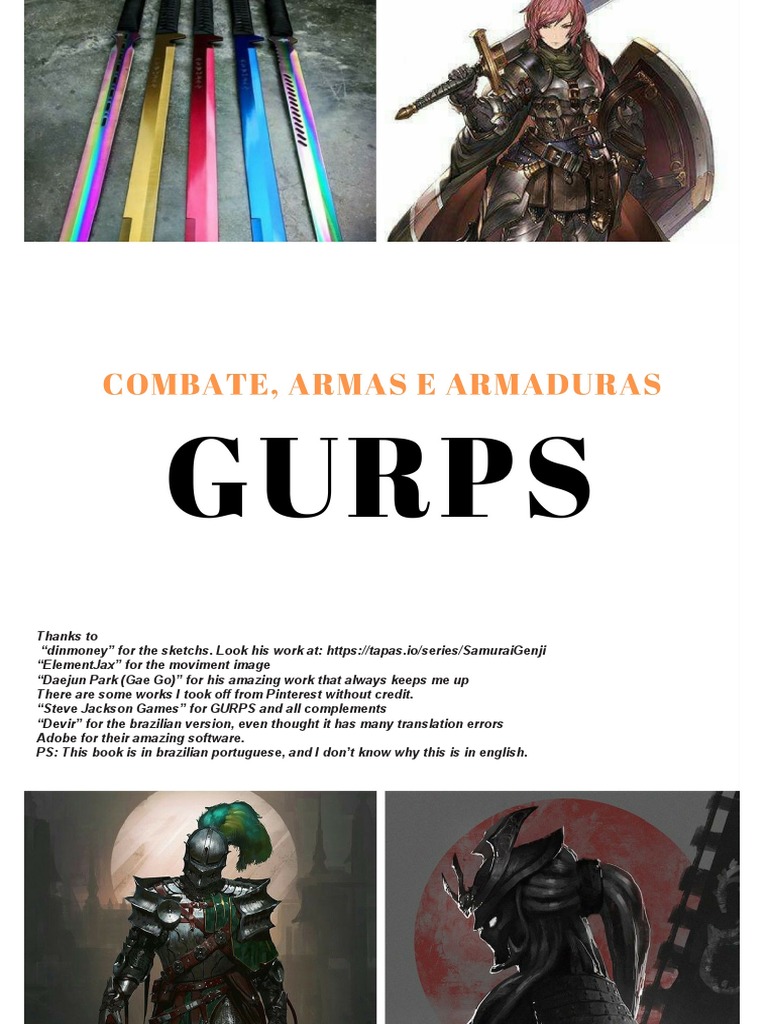 Combat Guia Gurps PDF | Projéteis | Esgrima