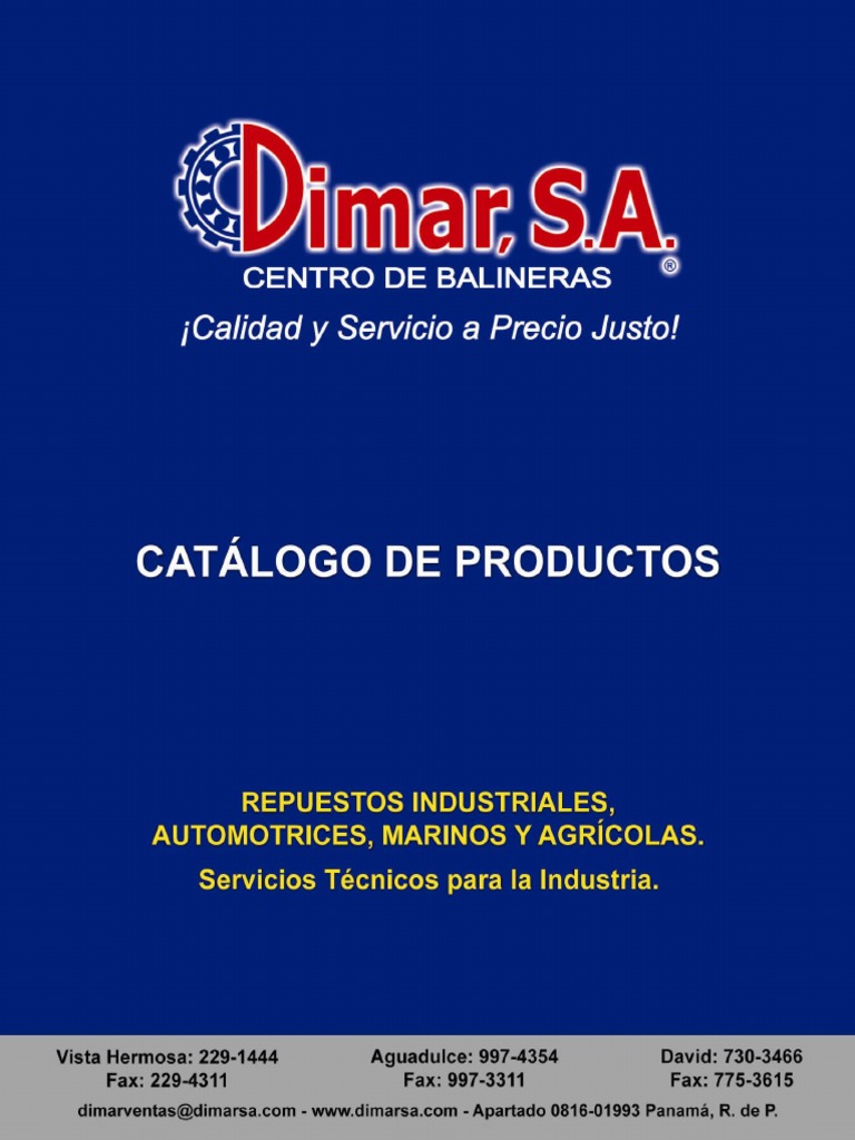 Catalogo DIMAR | PDF