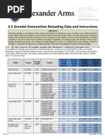 Powder Equivalents, ADI Powders Handloaders' Guide | PDF | Ballistics ...