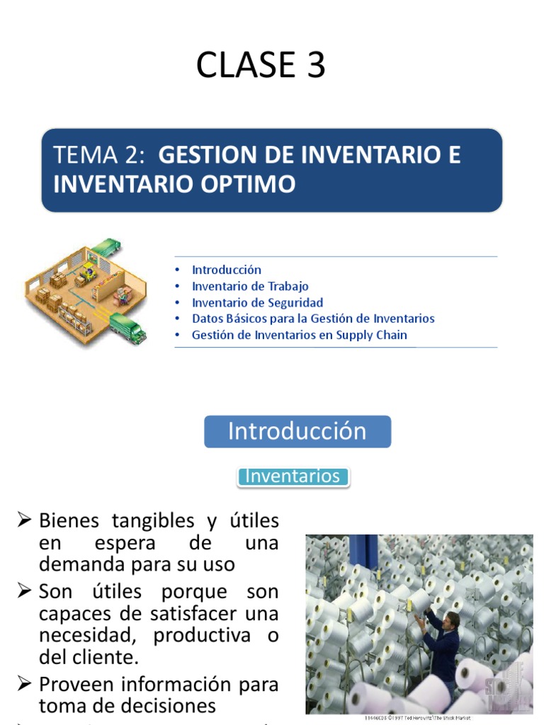 Tema 2 - Gestion de Inventario e Inventario Optimo | PDF | Inventario ...