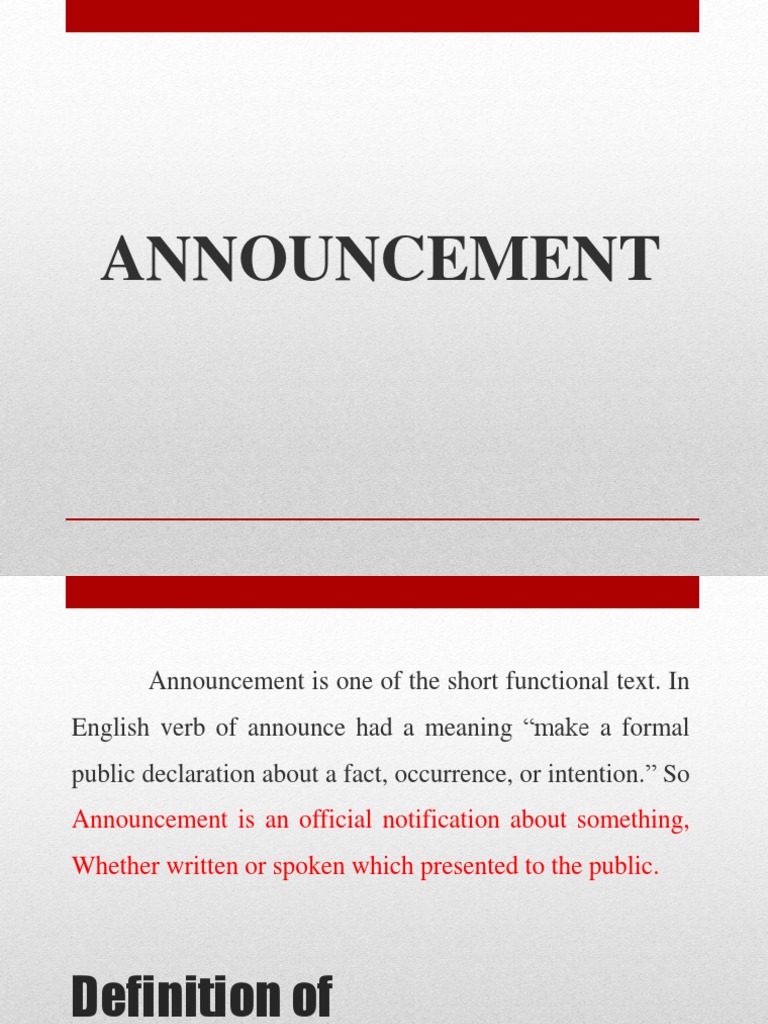 Announcement 150610003804 Lva1 App6892 | PDF | English Language ...