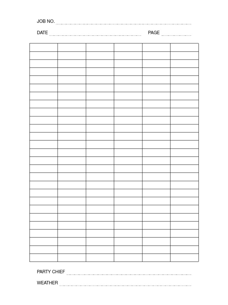 Surveying Sheets | PDF