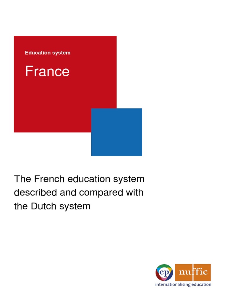 Education System France | PDF | Academic Degree | Master's Degree