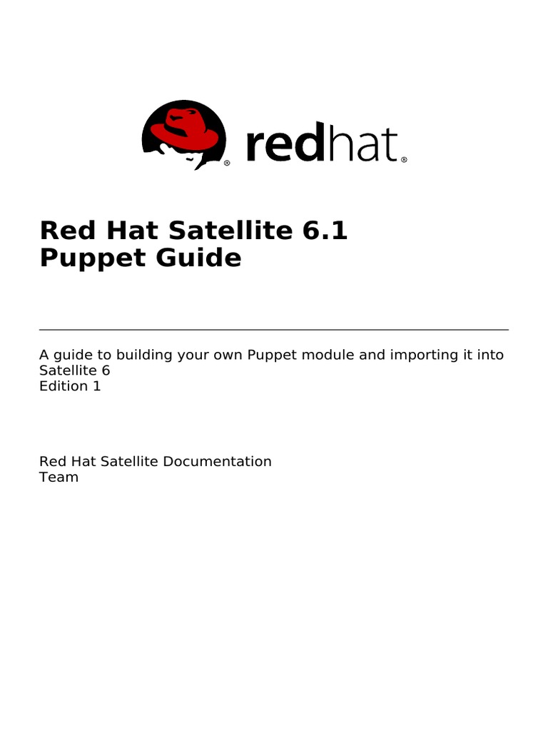 Red Hat Puppet Guide | PDF | Red Hat | Web Server