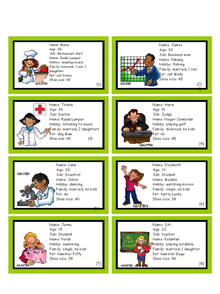 Who Is The Burglar 30 Conversation Cards Roleplay Flashcards Fun ...