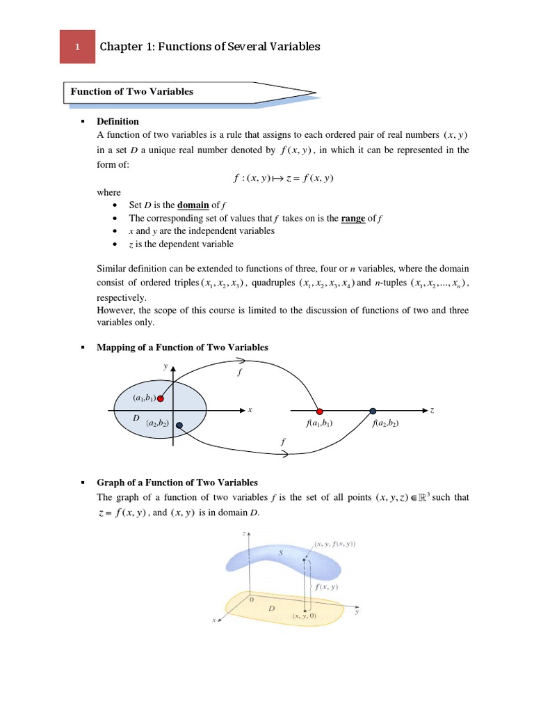 Lecture Notes (Chapter 1.0 Introduction) | PDF | Variable (Mathematics ...