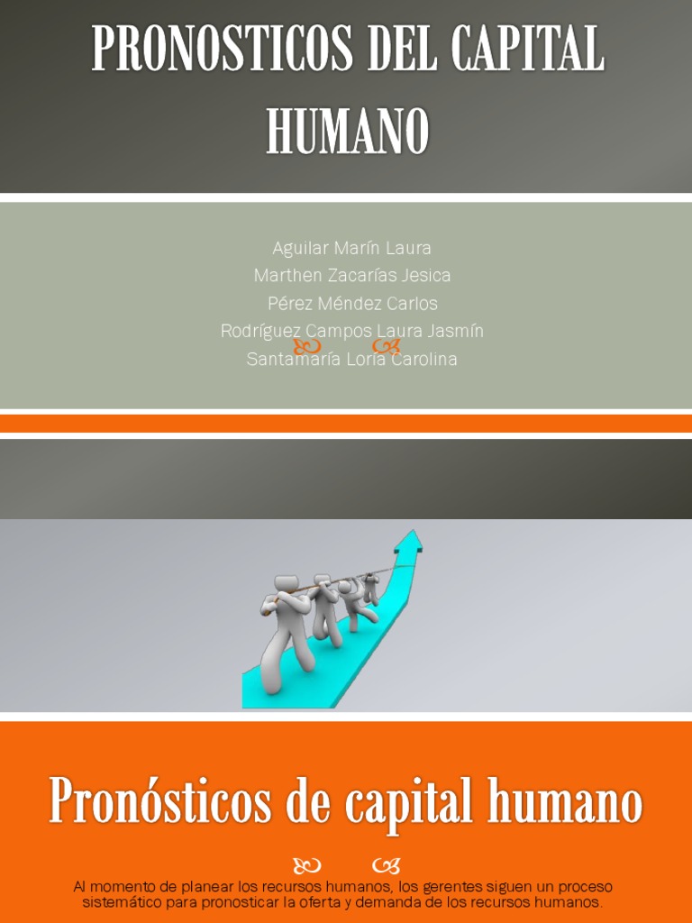 Pronosticos Del Capital Humano | PDF | Gestión de recursos humanos | Presupuesto