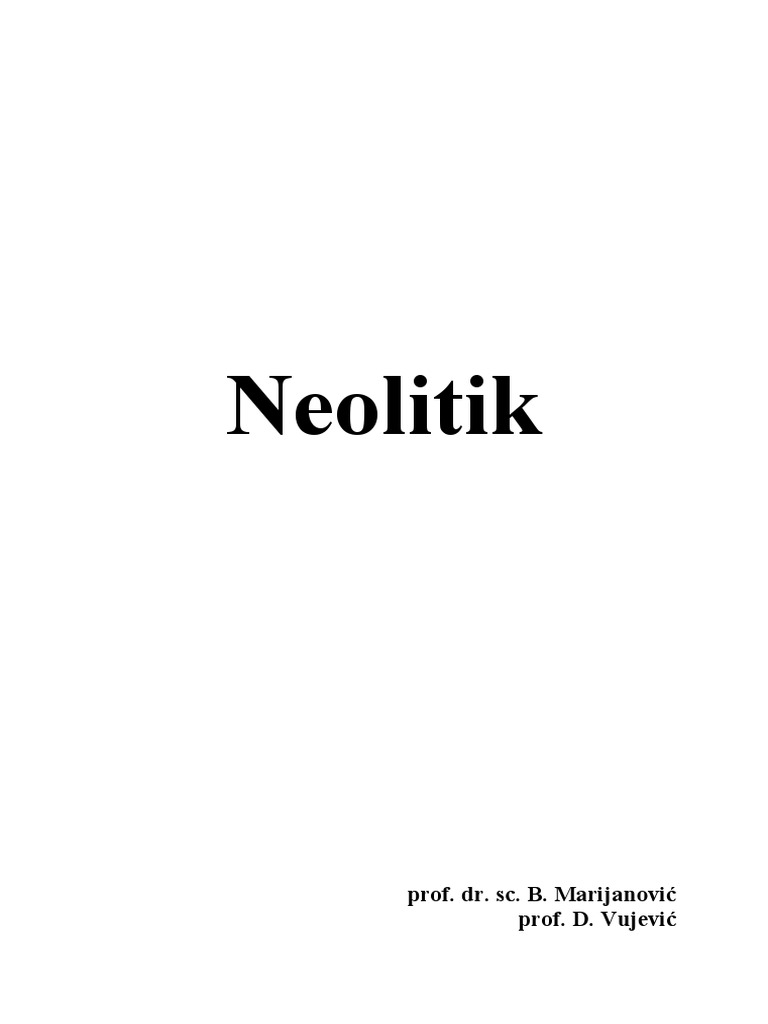 Neolitik - Skripta by KaPiCa... | PDF