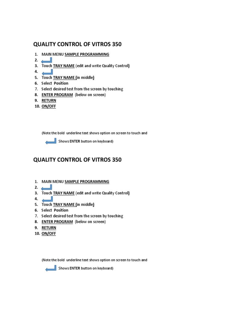 Vitros 350 Quality Control Guide | PDF | Computers | Technology ...