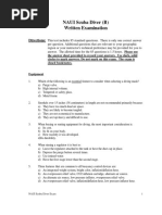 PADI Open Water Diver Exam Guide | PDF | Scuba Diving | Recreation