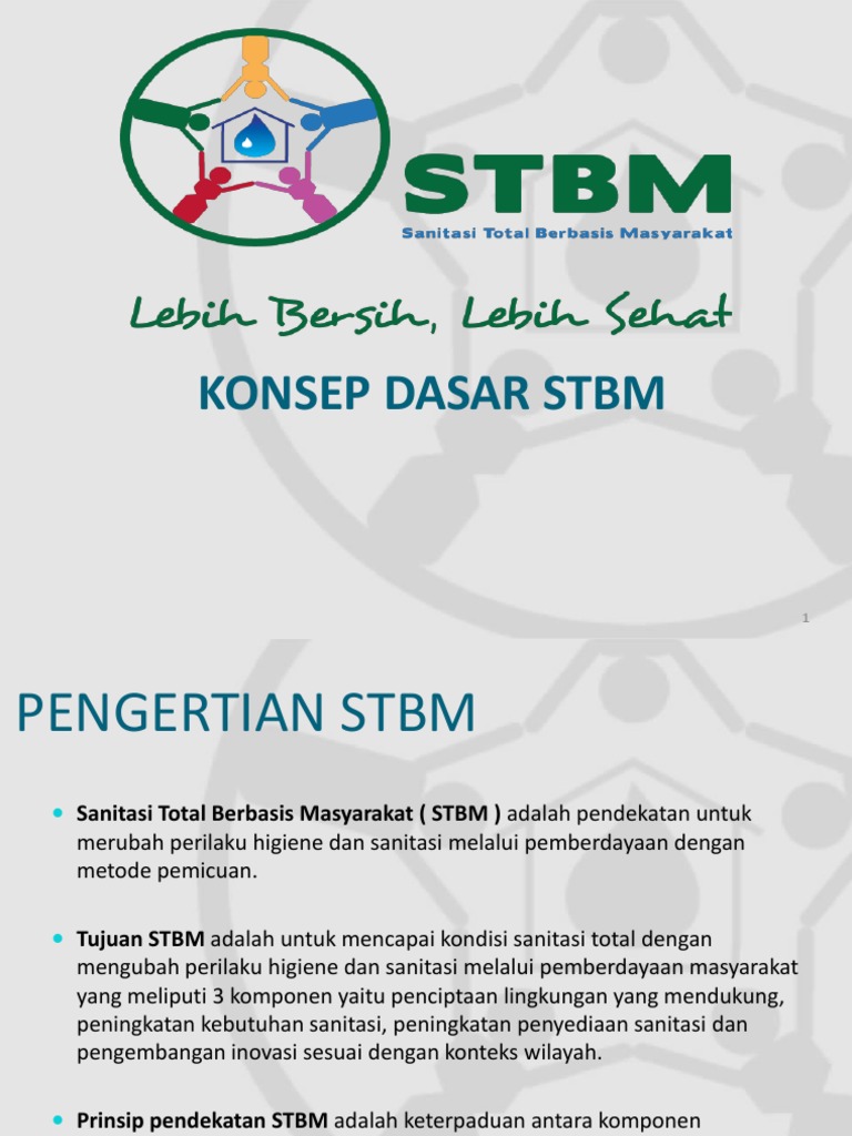 Konsep Dasar STBM | PDF
