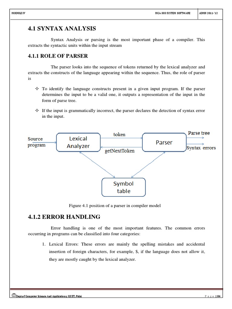 Module 4 Pdf Parsing Formalism Deductive