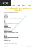 SPSC All Solved Past Papers 2013 To 2023 | PDF