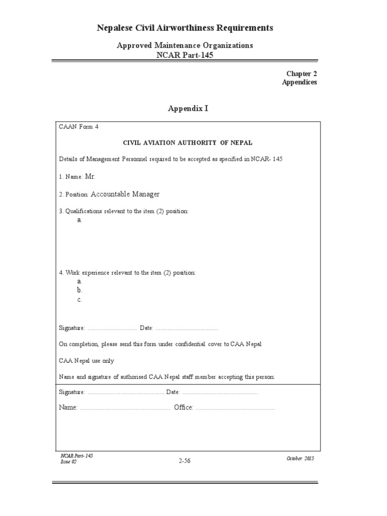 Details of Management Personnel required to be accepted as specified in ...