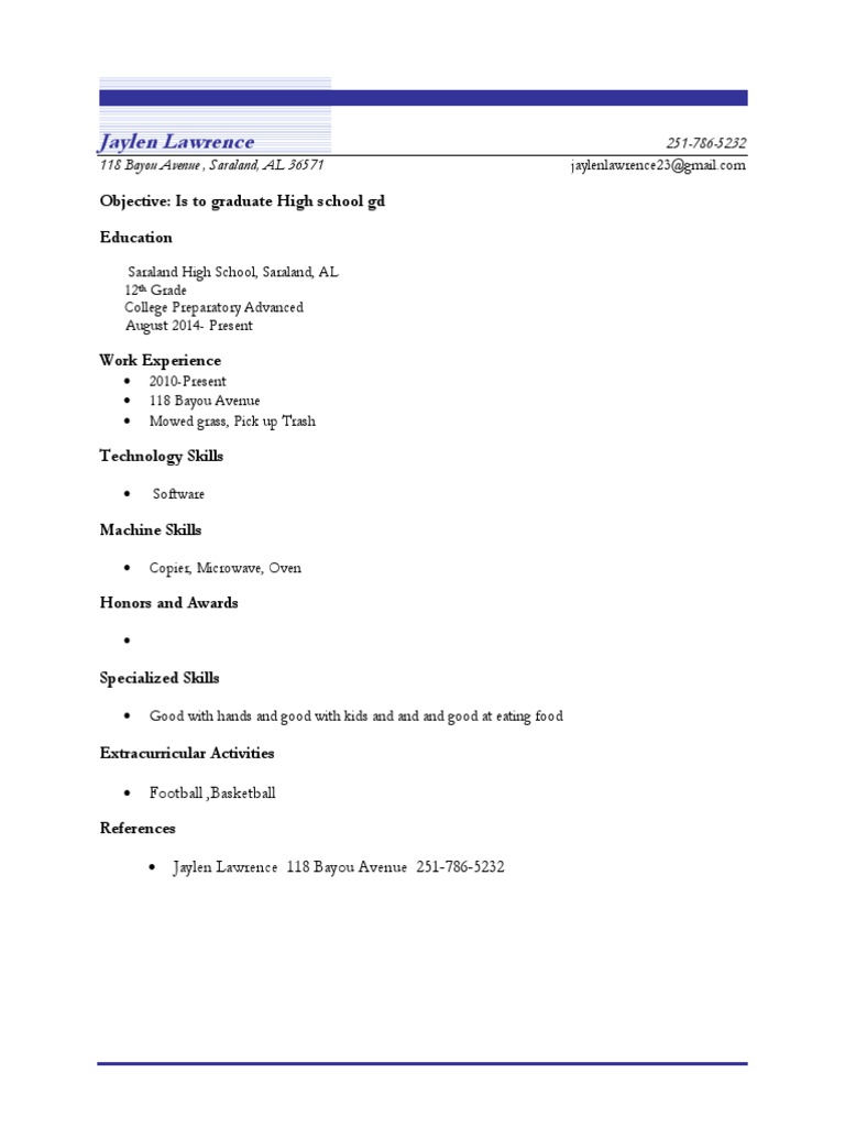 Jaylen Resume | PDF